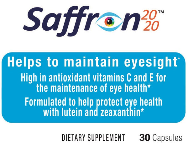 Saffron 2020 Nutritional Supplement for Macular Health